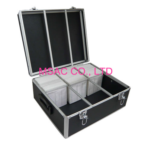 Custom Black Aluminum DVD Storage Case Wear Resistant L 360 X W 220 X H ...