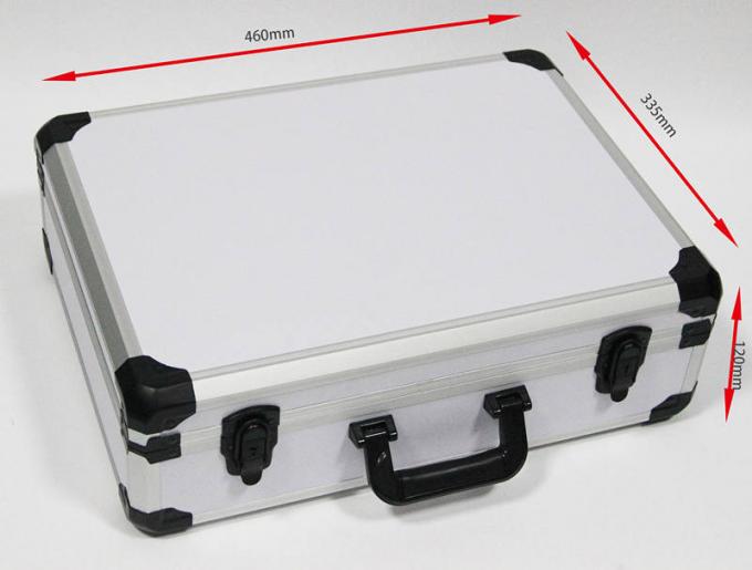 White Aluminum Storage Case , Aluminum Carrying Case 460 X 335 X 120mm