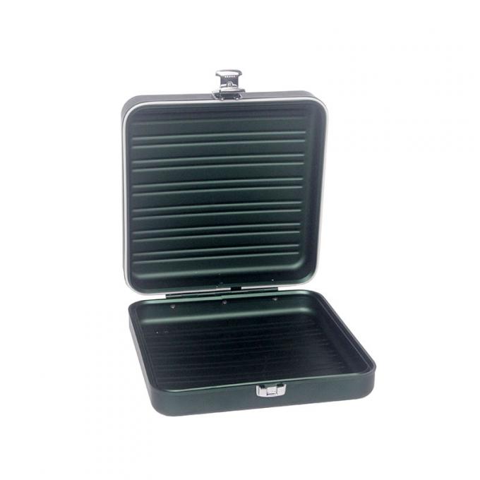 Small Aluminum Molded Jewelry Case Carrying Valuables With Lock