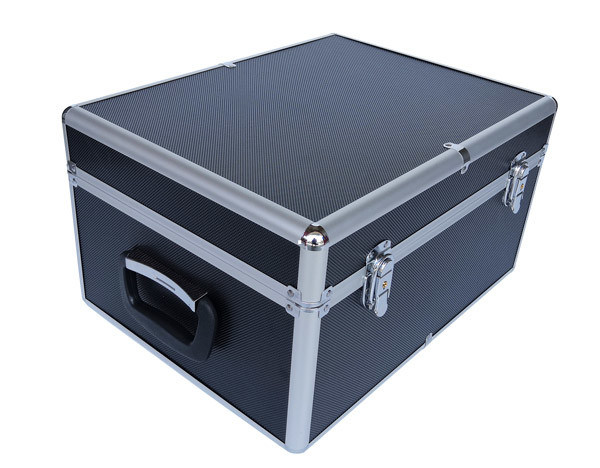 Black Aluminum DVD Storage Case Alu Storage Box For 1000 CDs With ...