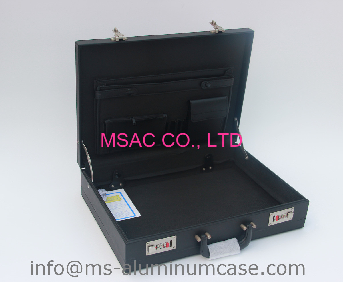 Light Weight Aluminum Attache Case Fireproof For Carry Laptop Document