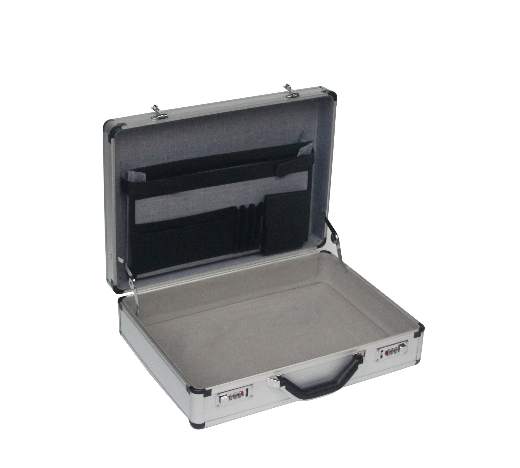 ABS Diamound Silver Aluminum Attache Case With Pick and Pluck Foam ...