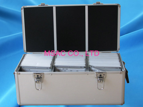 Multi - Purpose Aluminum DVD Storage Case 3mm MDF With Silver ABS Panel
