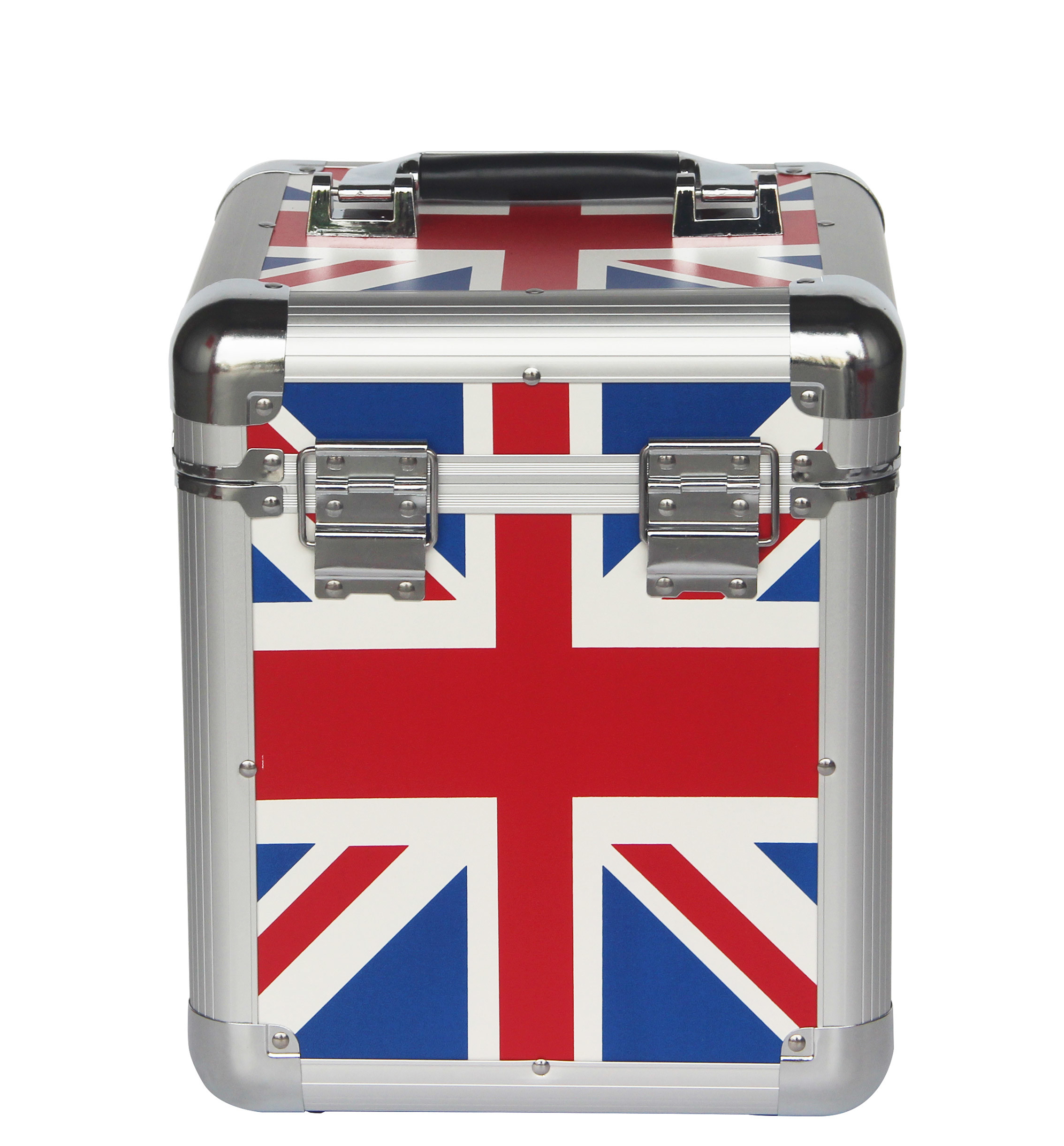 7'' Union Jack Flag Aluminum CD/DVE Record Cases For Lp 50pcs Records ...