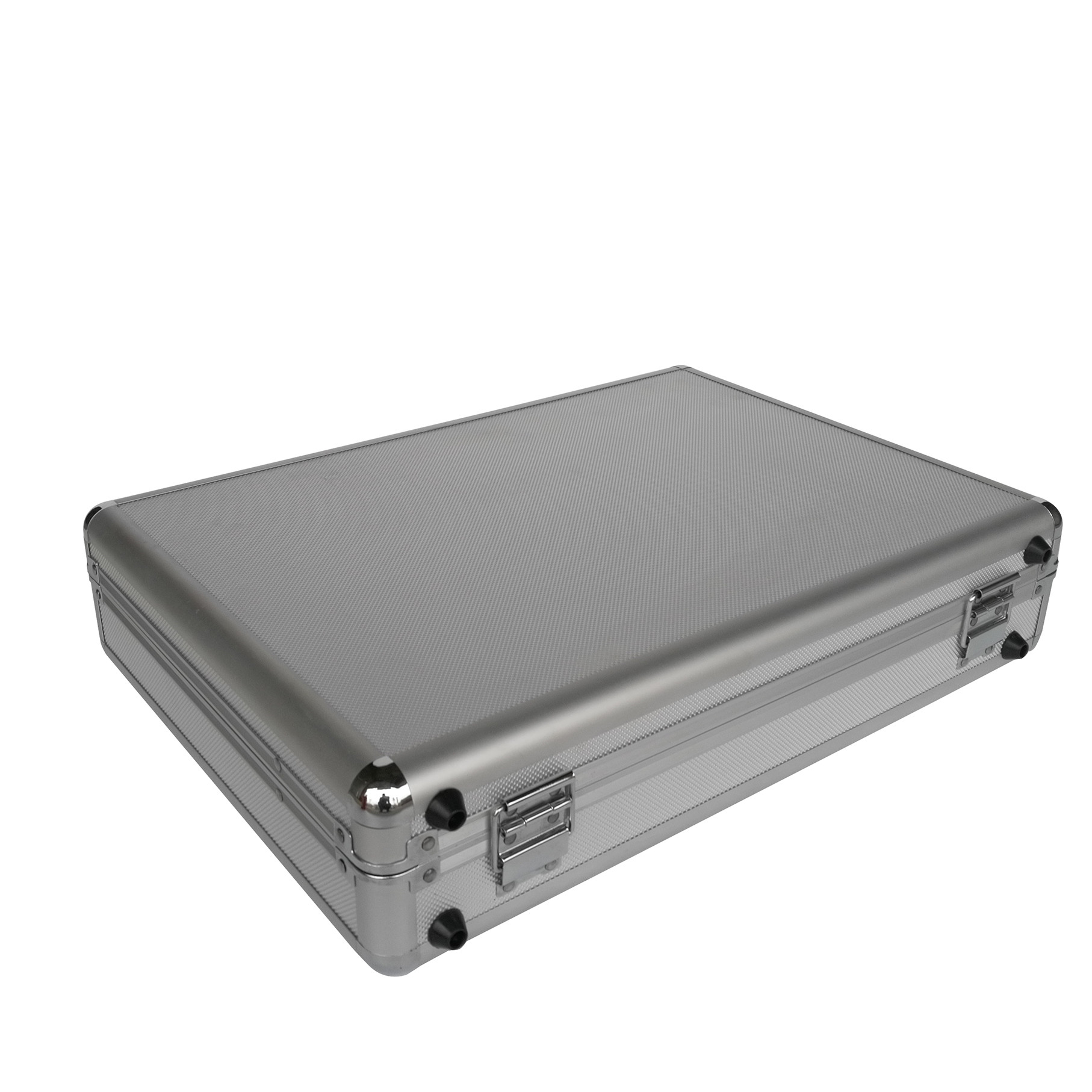 Funtional Aluminum Attache Case With Two Locks Silver ABS Pilot Case ...